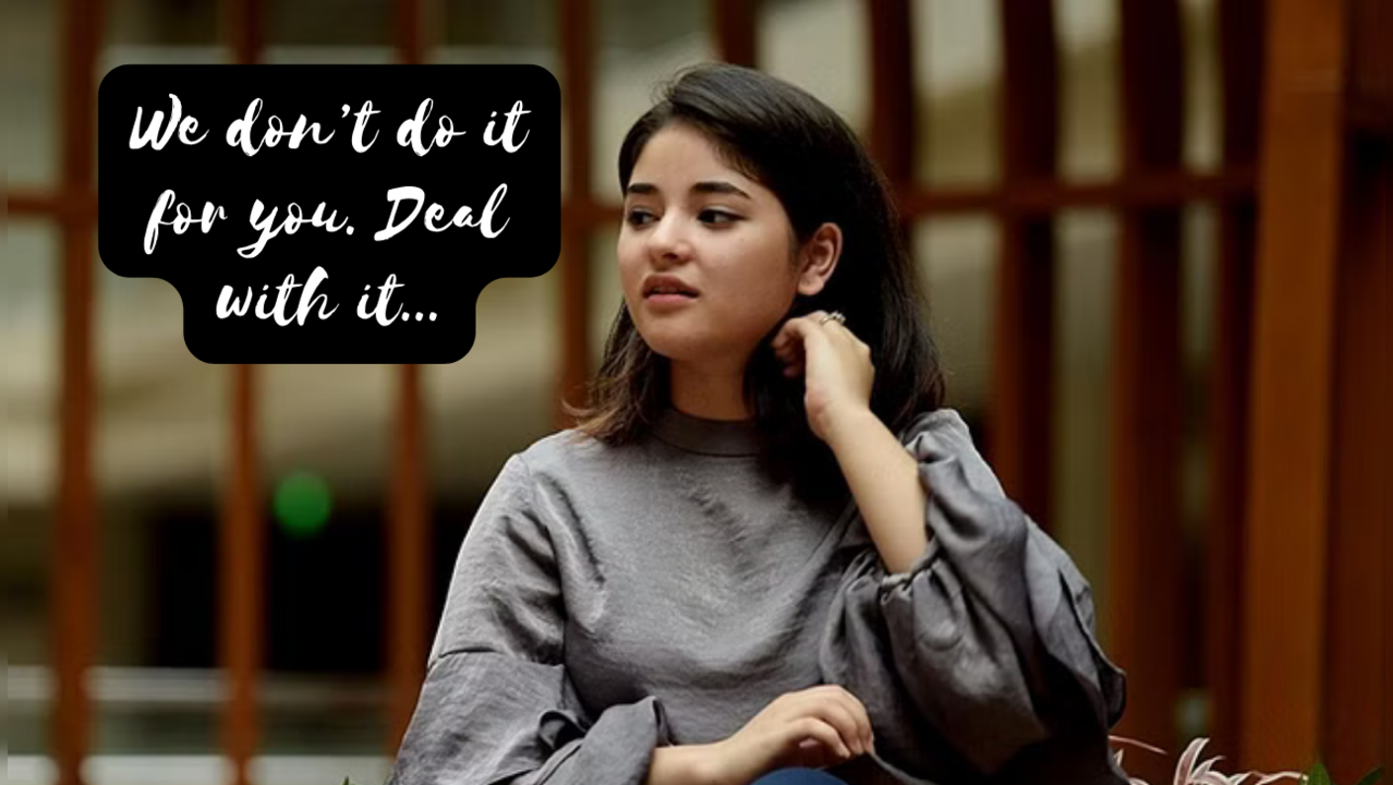 Zaira Wasim Comes Out In Support Of Woman Eating In Niqab: We Don't Do ...