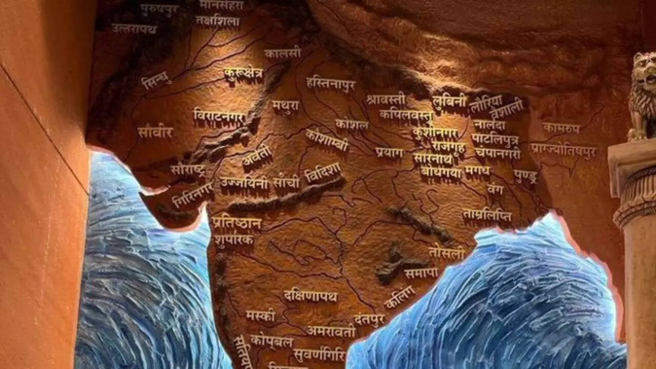Viral Parliament Mural Dusts Off ‘akhand Bharat Dream Viral News