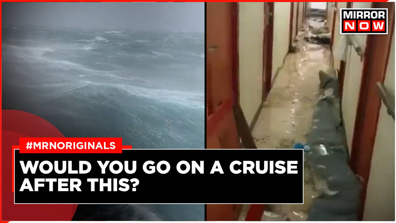 Carnival Cruise Ship Battered By Large Waves, Terrifying Videos Emerge ...