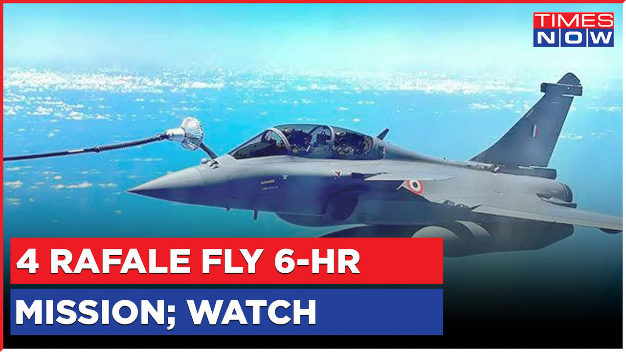 Exclusive: IAF's Rafales Conduct Six-Hour Long Mission Deep In The ...
