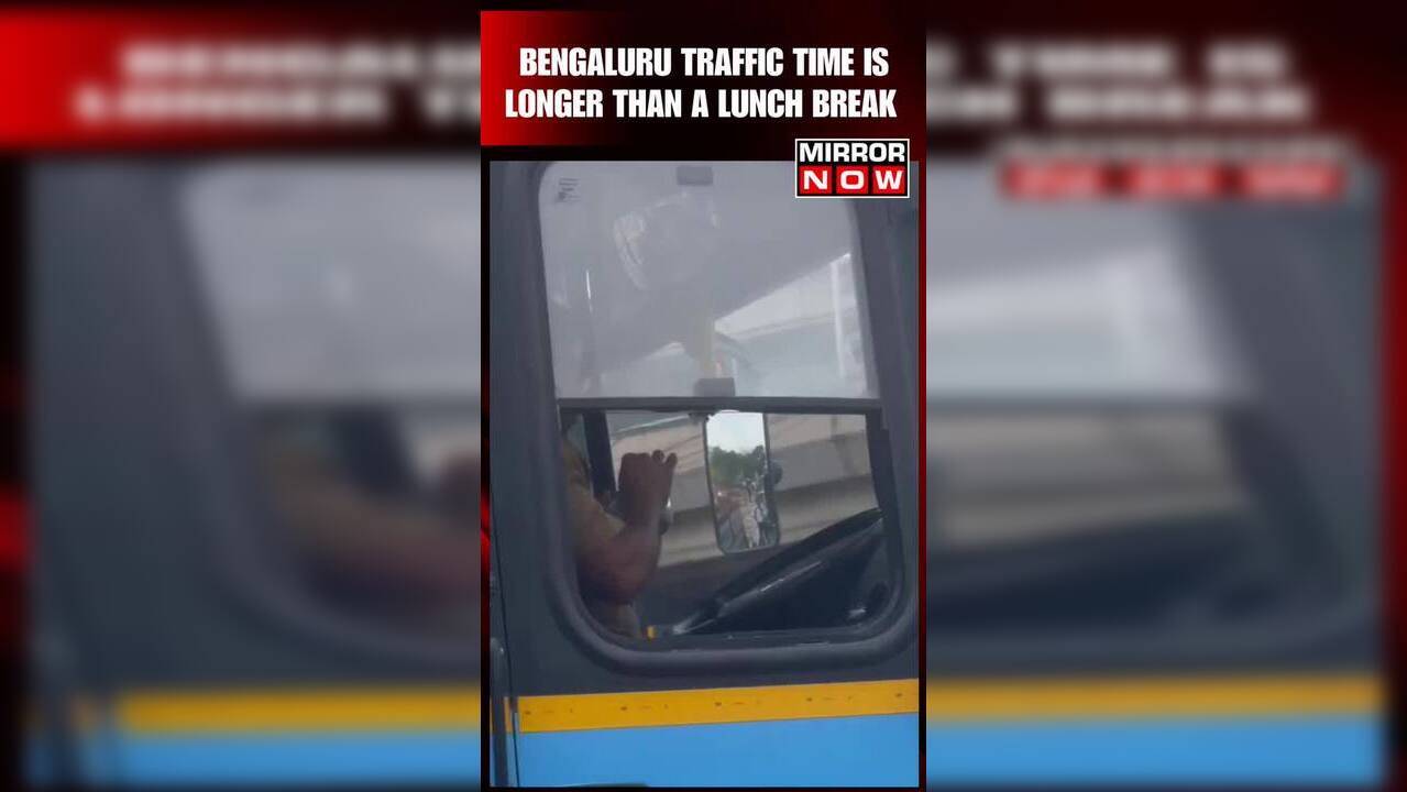 Viral Video: Bus Driver Eats Entire Lunch While Stuck in Bengaluru’s ...