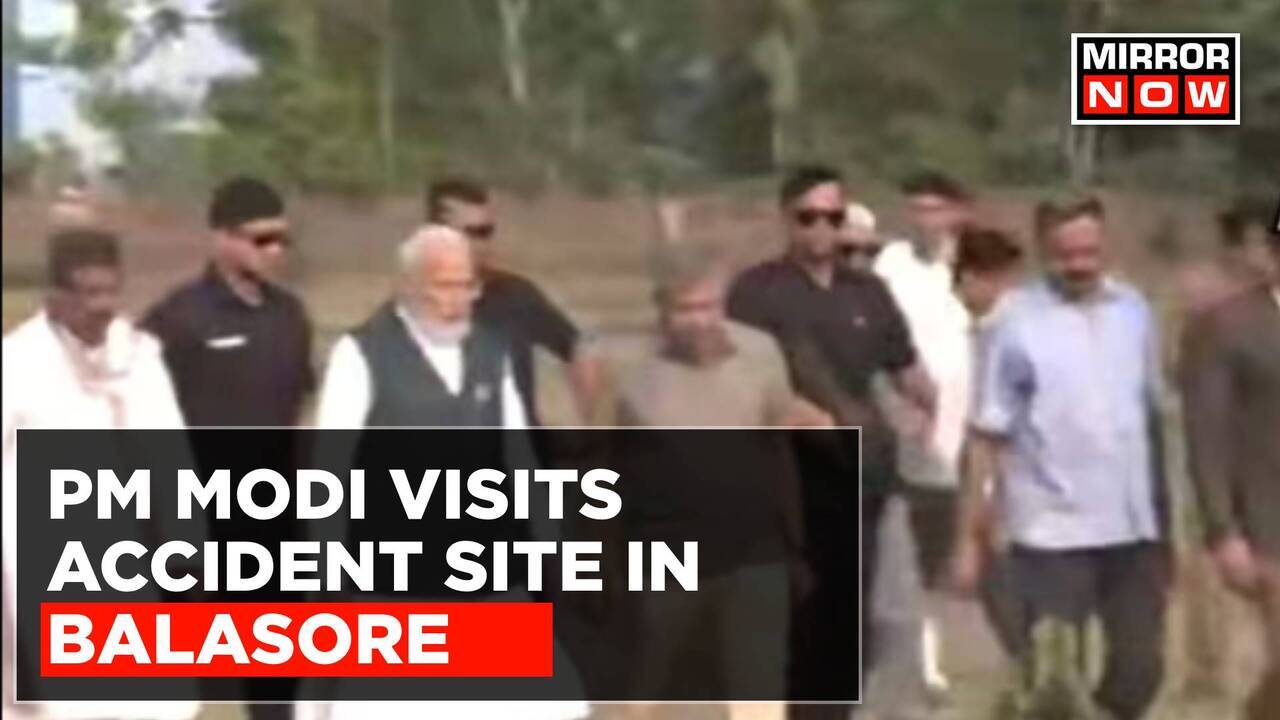 Odisha Triple Train Mishap: PM Modi Visits Accident Site In Balasore ...