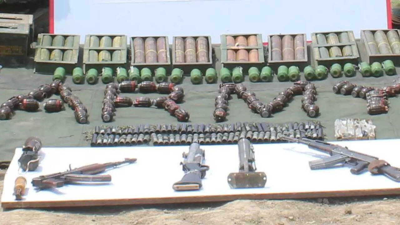 Manipur Unrest: Security Forces Recover Large Quantity Of Weapons And ... Manipur Unrest: Security Forces Recover Large Quantity Of Weapons And ...