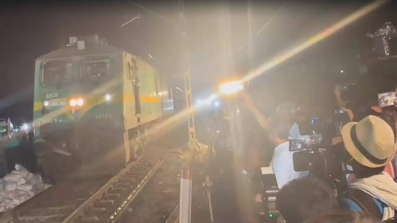 WATCH: First Rail Movement On Accident-Hit Section As Restoration Work ...