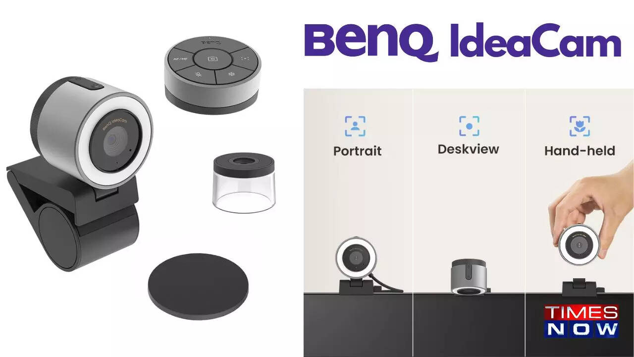 Ideacam: BenQ Launches 4k Webcam with Autofocus, Ringlight, Remote, and ...