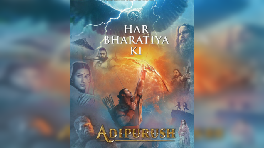 Adipurush Pre-Release Event: Prabhas Greets Guru Chinna Jeeyar Swamy ...