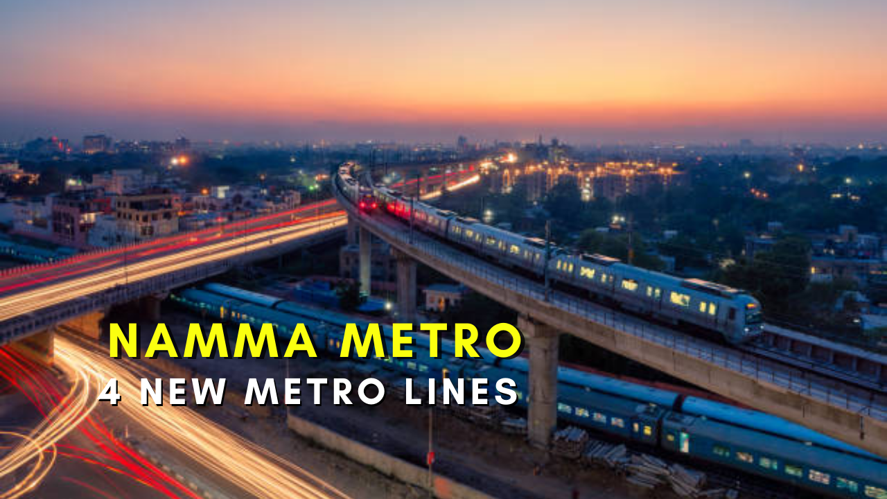 Namma Metro Network Expansion: Four New Metro Lines to Open by November ...