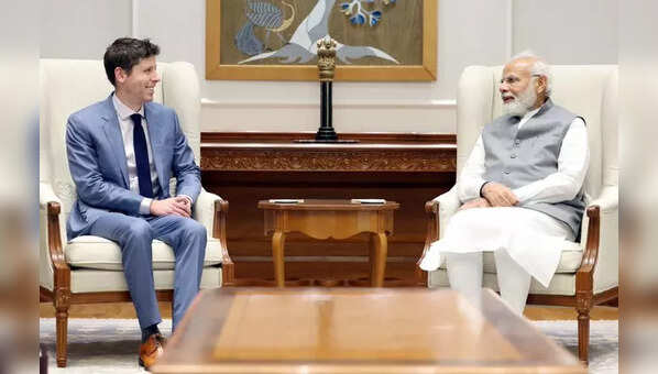 Sam Altman Of OpenAI Tweets PHOTO Of Meeting With PM Narendra Modi ... Sam Altman Of OpenAI Tweets PHOTO Of Meeting With PM Narendra Modi ...