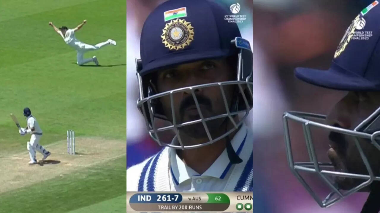 Ajinkya Rahane's Reaction After Cameron Green Takes His Stunning Catch ...