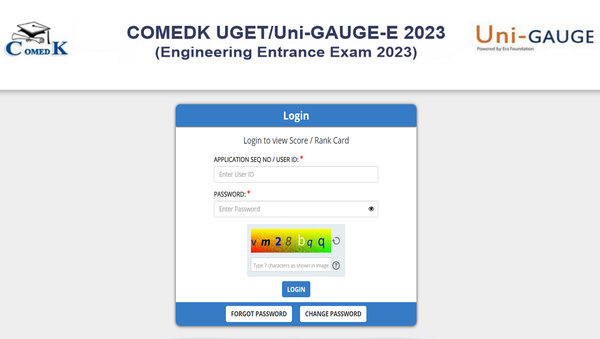 COMEDK Result 2023 Declared! Download COMEDK UGET Scorecard on comedk ...