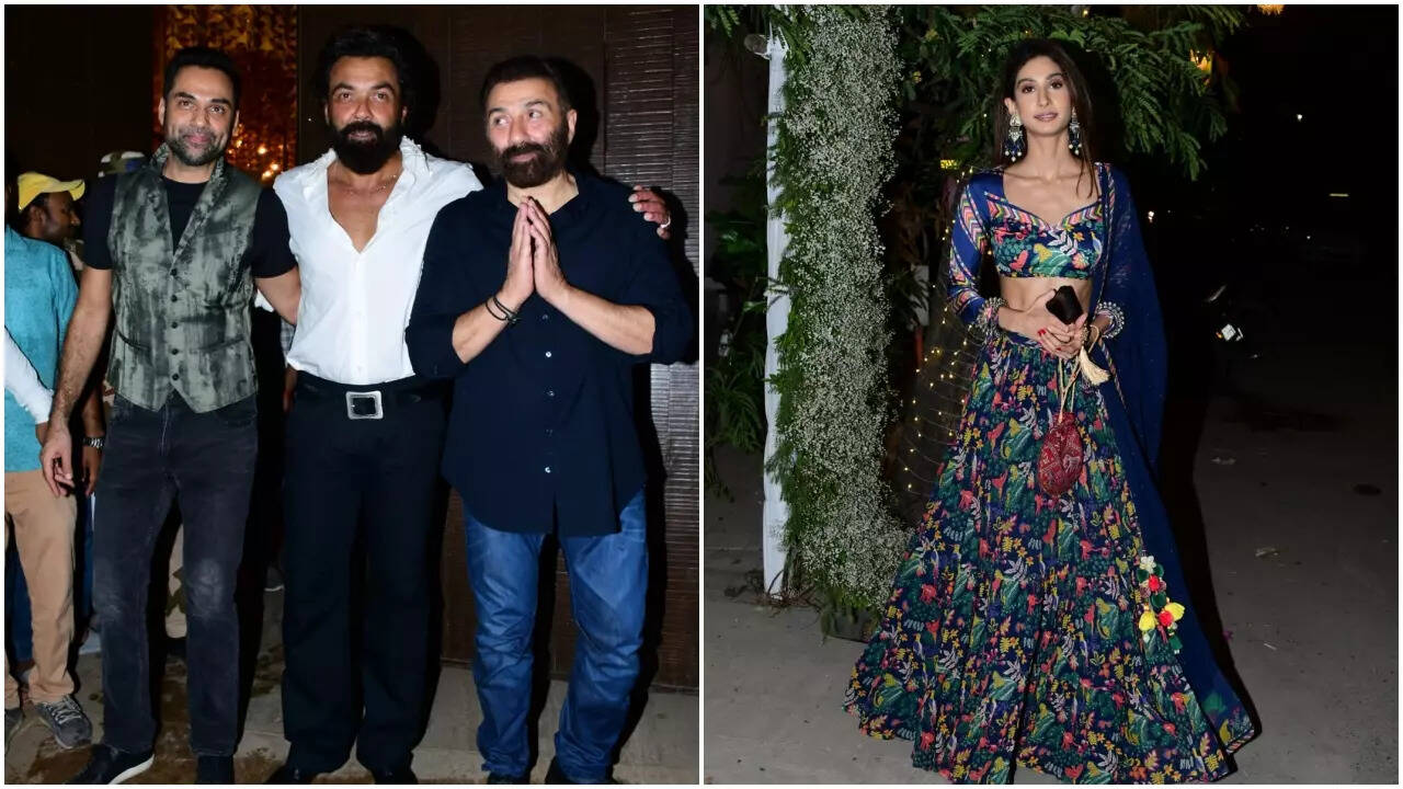 Karan Deol, Drisha Acharya Pre-Wedding Celebration: Chacha Bobby Deol ...