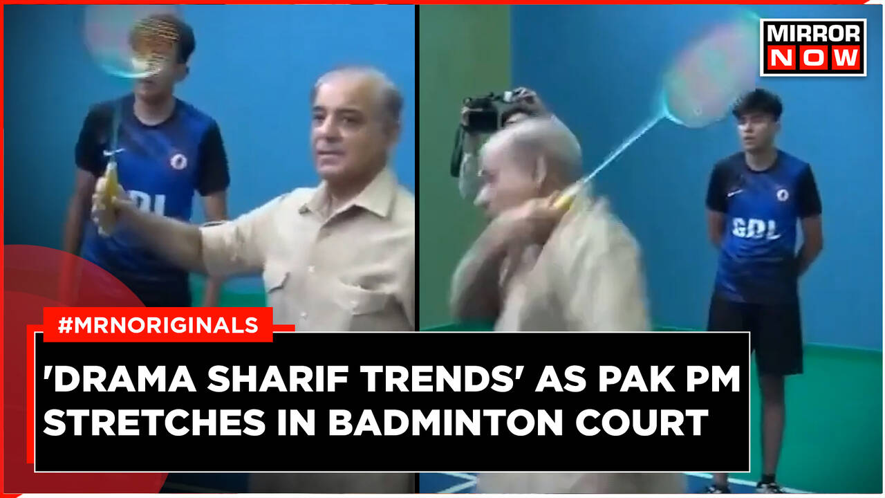 'Drama Sharif Trends' As Pak Pm Stretches In Badminton Court | Society ...