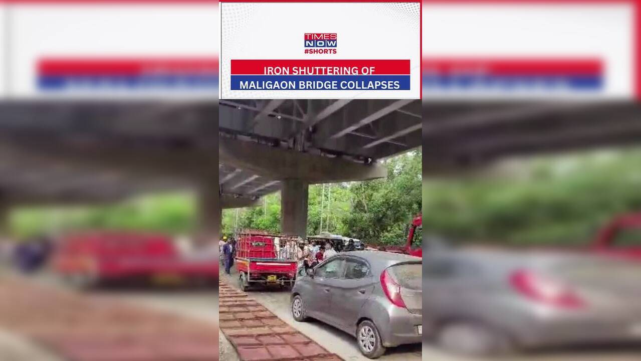 Iron Shuttering Of Maligaon Bridge In Guwahati Collapses, 2 Severely ...