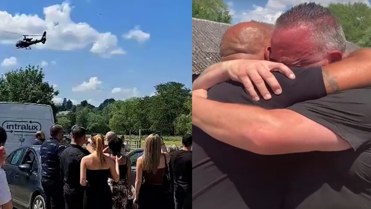 Man Fakes His Own Death, Turns Up At Funeral In A Helicopter To Teach ...
