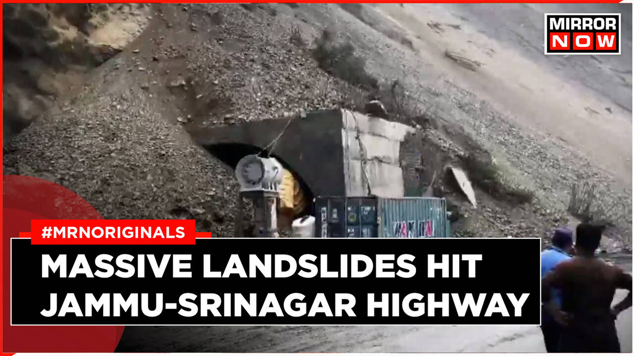J&K News: Landslide in Ramban damages under-constructed tunnel, traffic ...
