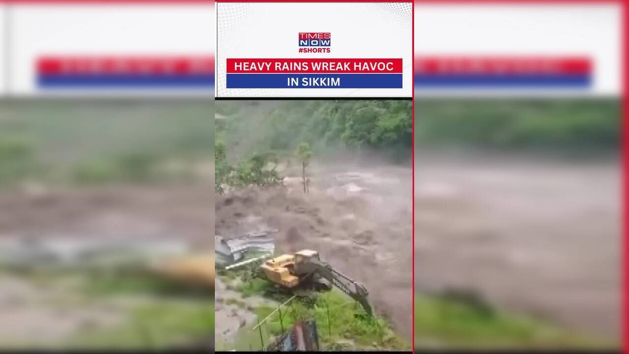 Flash Floods Triggered By Heavy Rain In North Sikkim