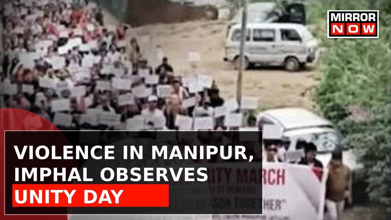 Manipur Violence: Imphal Observes Unity Day | Army Holds Flag March ...