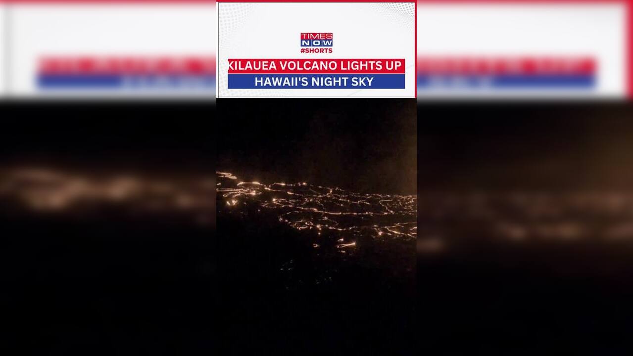 Hawaii's Kilauea Volcano Reignites: Night Sky Illuminated By Fiery ...