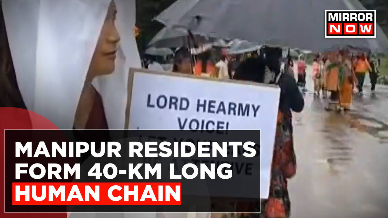 'There Is No One To Support Us' | Manipur Residents Make 40-Km-Long ...