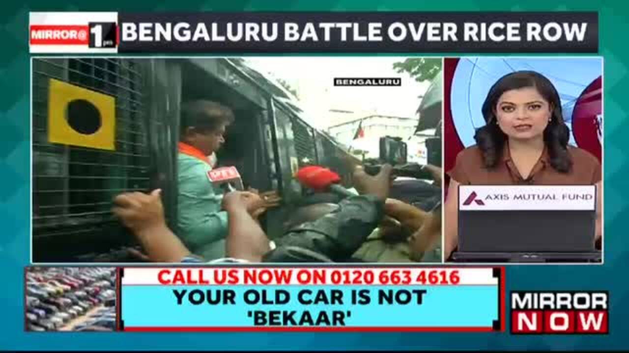 Karnataka News | Political Protests Erupt In K'taka Over Rice For ...