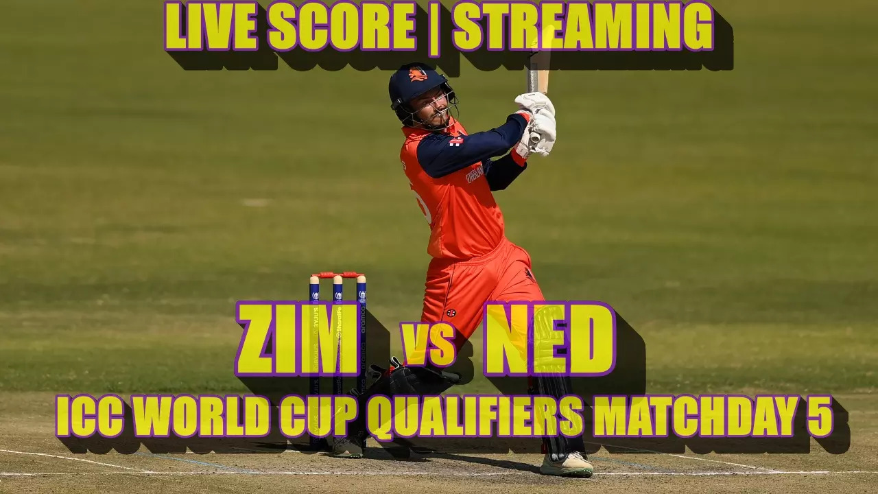 ZIM vs NED, ICC World Cup Qualifier 5th Cricket Match Score, Group A ...