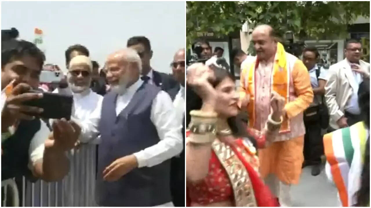 PM Modi's US Visit: Members Of Indian Community Cheerfully Welcome ...