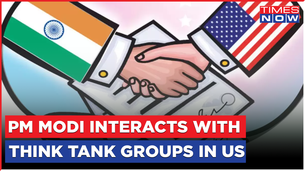 PM Modi Us Visit: PM Interacts With Members Of Think Tank Groups In New ...