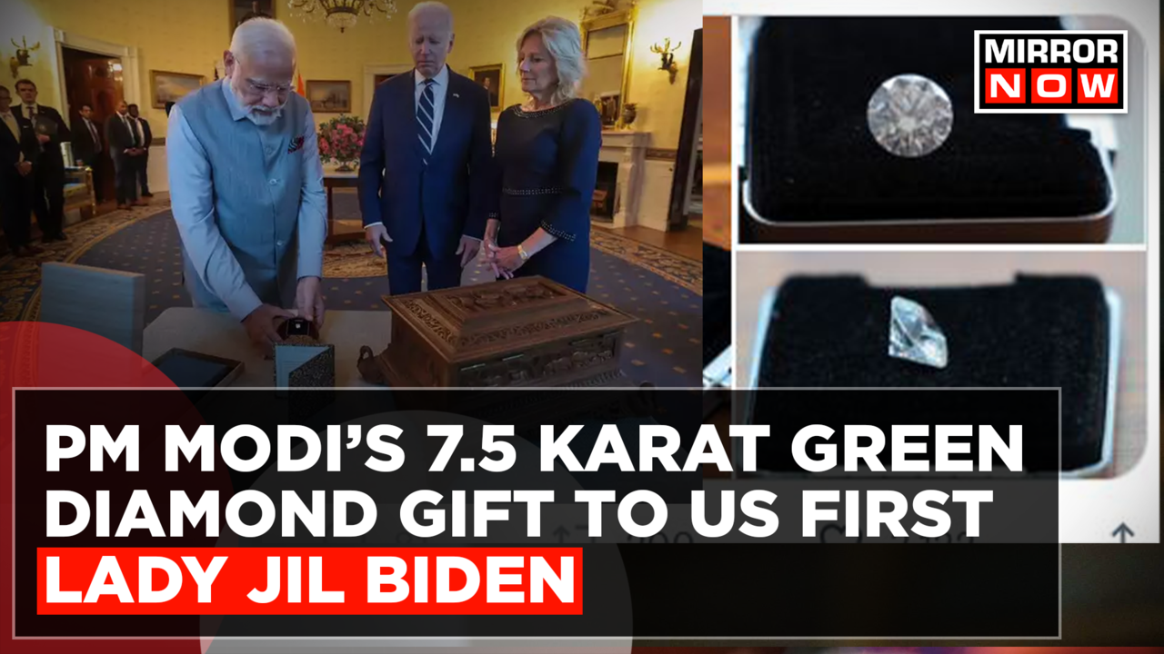 PM Modi To Gift Eco-Friendly 7.5 Karat Green Diamond To US First Lady ...