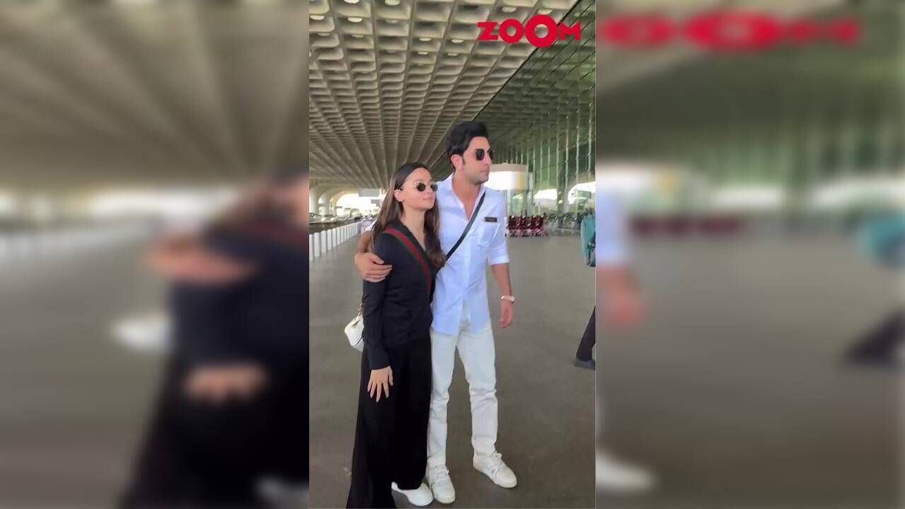 Ranbir Kapoor & Alia Bhatt HAPPILY pose for the paps & have a fun ...