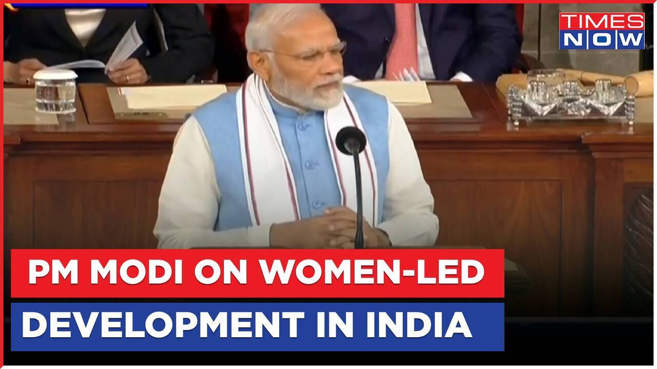India's Vision Is Women-Led Development, Where Women Lead Journey Of Progress: PM Modi | Times Now