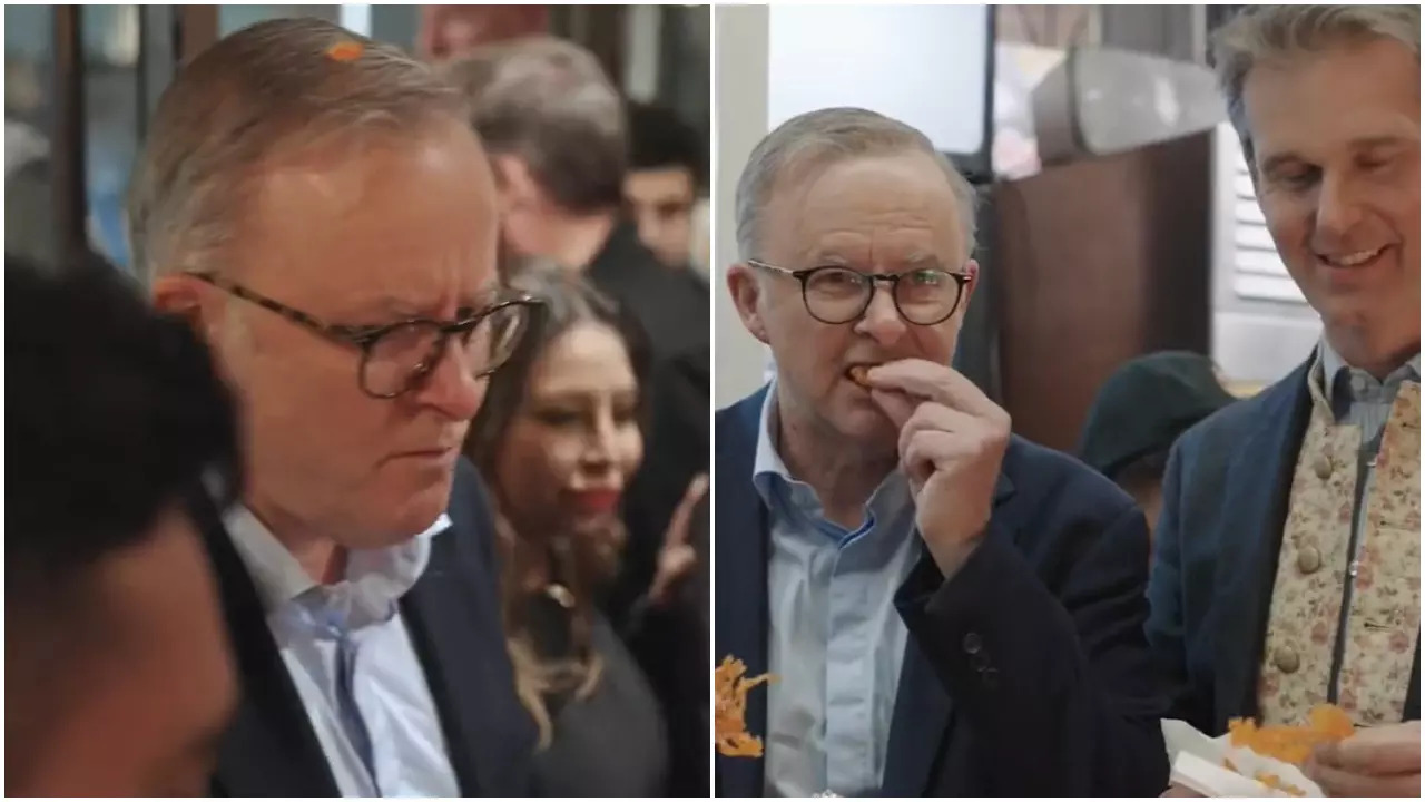 Australian PM Albanese Relishes Chaat, Jalebi During His Visit To Little India Area in Harris ...