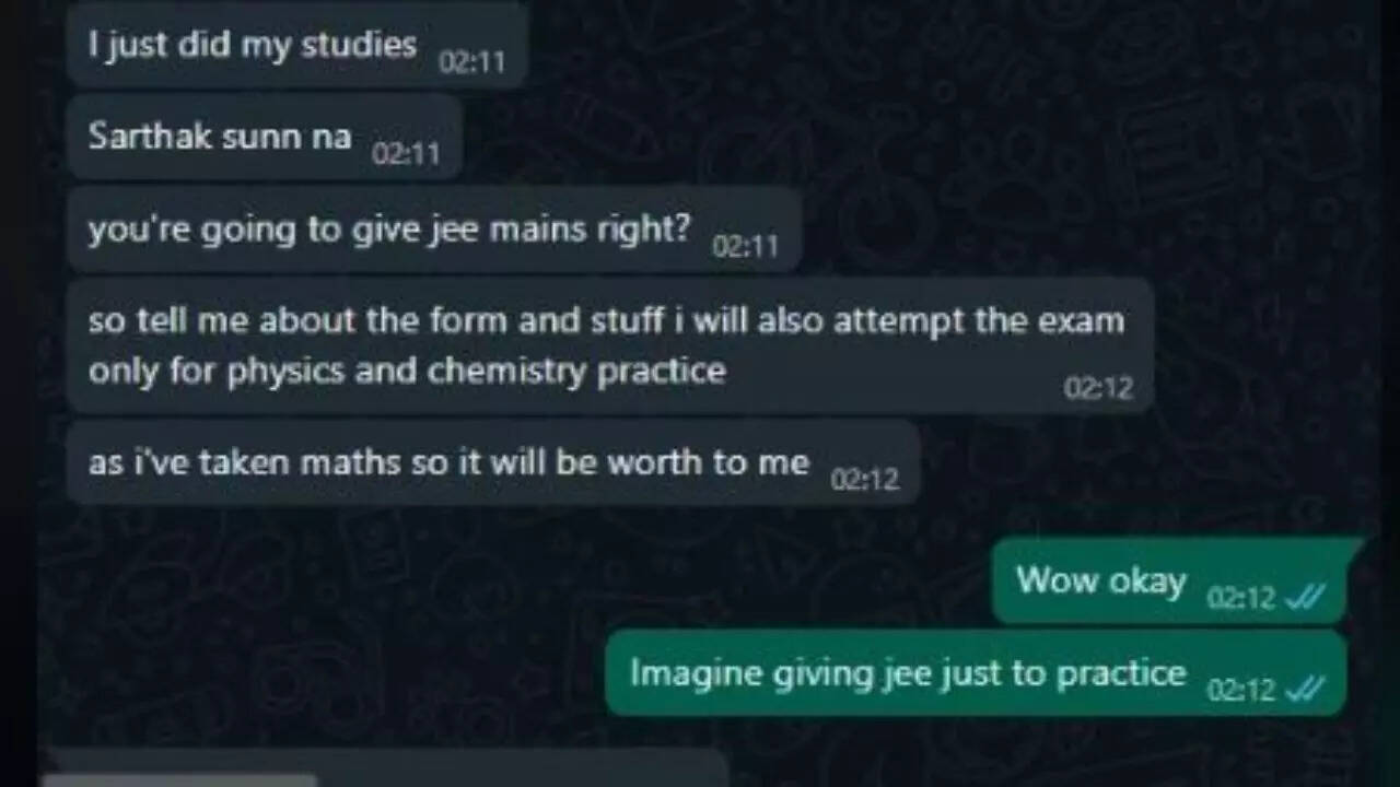 'Iss Bande Ka Kya Karu': Student Studying For NEET To Write JEE For ...