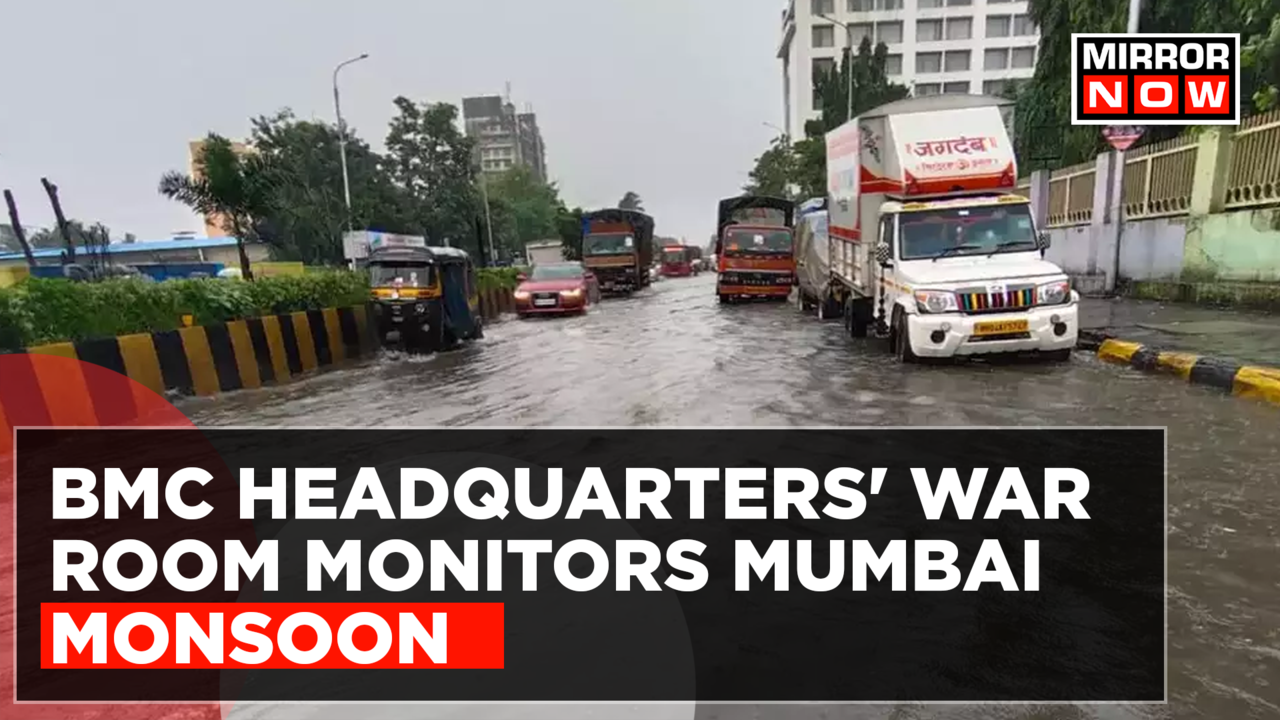 BMC Headquarters' War Room Monitors Mumbai Monsoon, Heavy Rains Lash ...