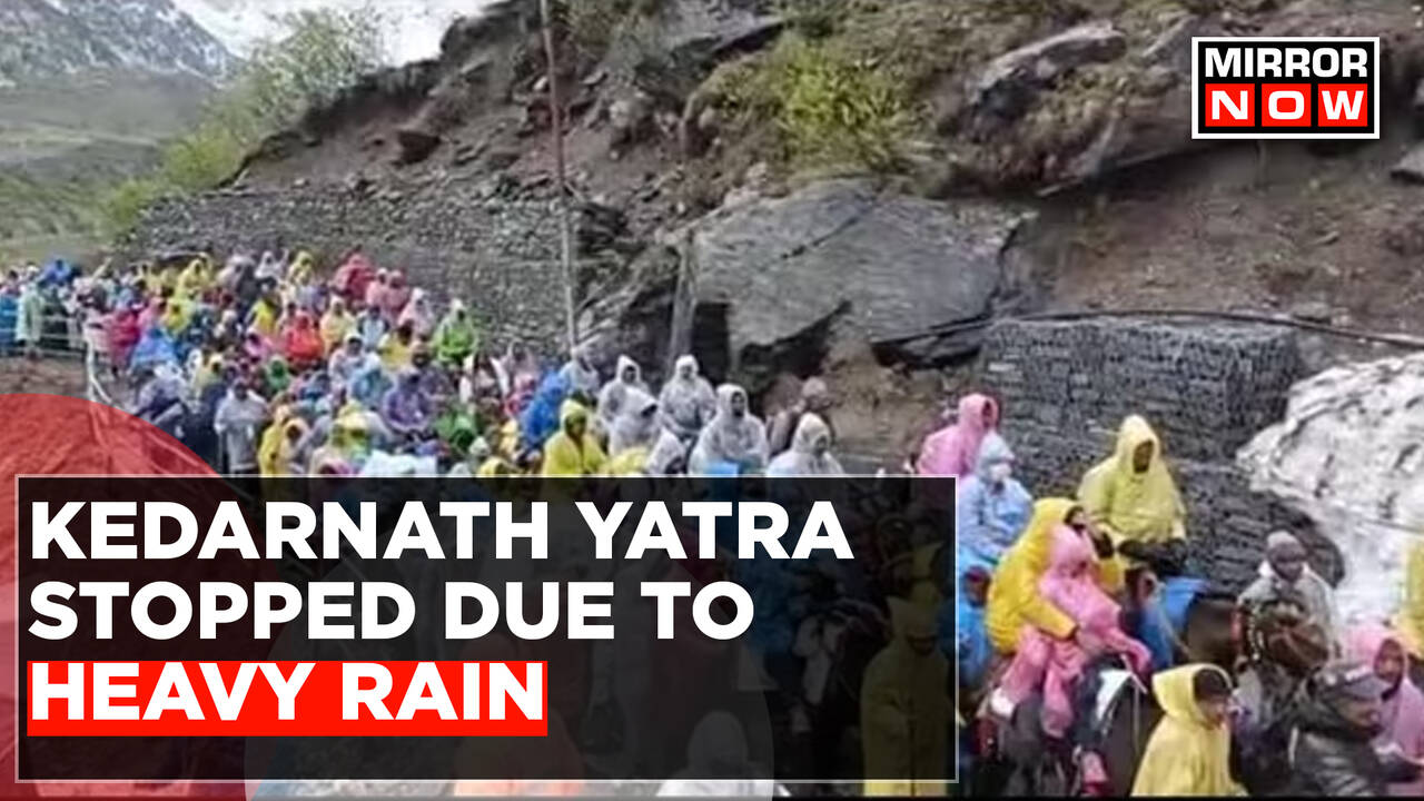 Exclusive :Kedarnath Yatra Stopped At Sonprayag Amid Heavy Rainfall ...