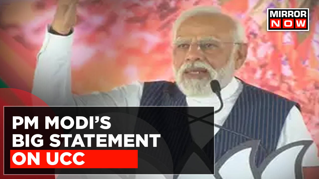 PM Modi Makes A Big Statement On UCC During Rally In Bhopal | Slams Opposition | English News ...