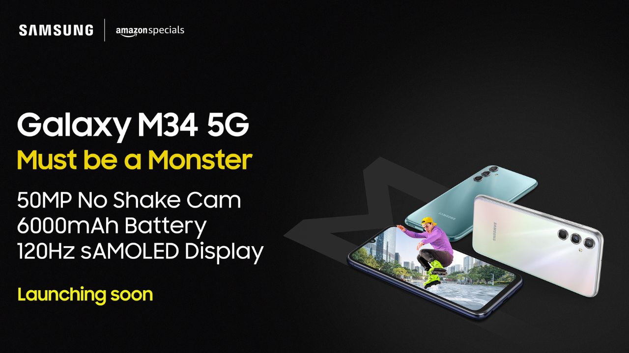 Samsung Galaxy M34 5G featuring 50-megapixel camera to launch in India ...
