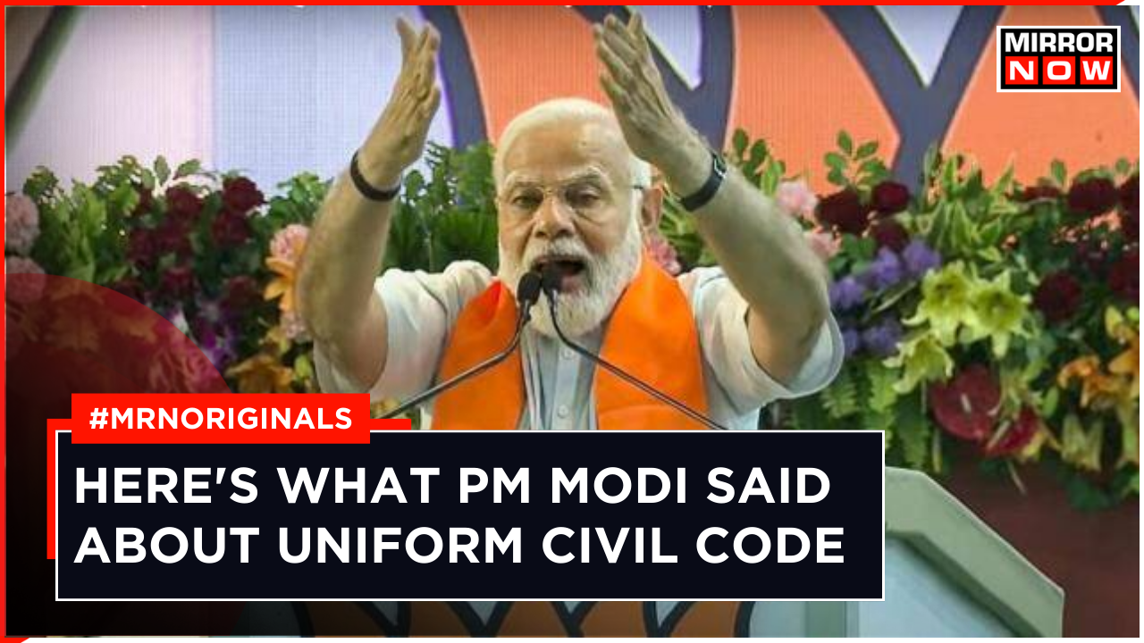 Here's What PM Modi Said About Uniform Civil Code | Times Now