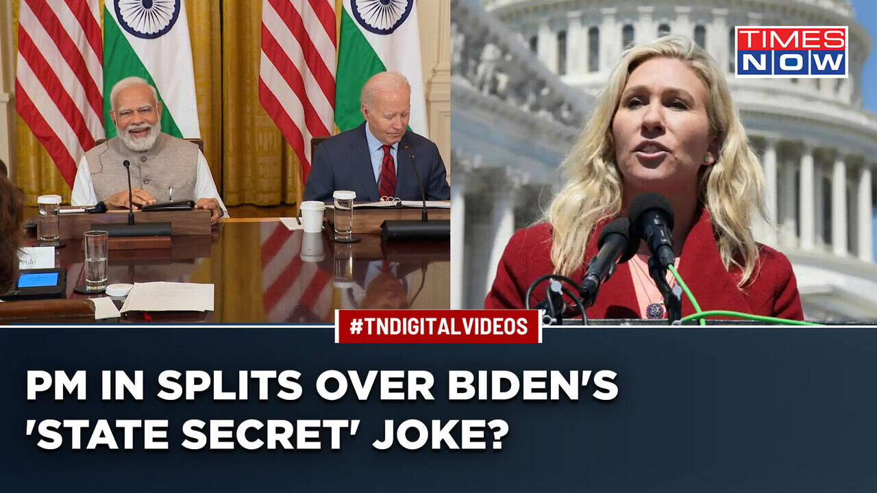 US President Shares ‘Sold State Secrets’ Joke With Pm Modi| Viral Video ...