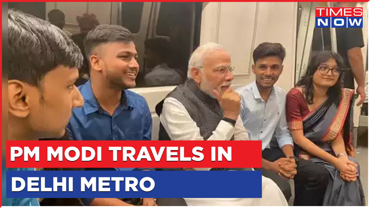 PM Narendra Modi Travels By Metro To Attend Centenary Celebrations Of ...