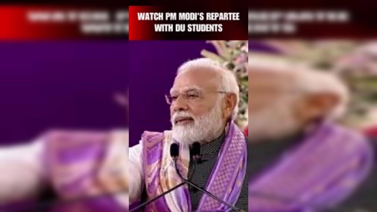 PM Modi In DU | PM Engages In Witty Chat With Students | Viral Video # ...