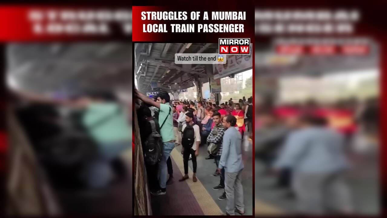 Viral Video Shows Passenger Hanging On To Local Train Moving Superfast ...