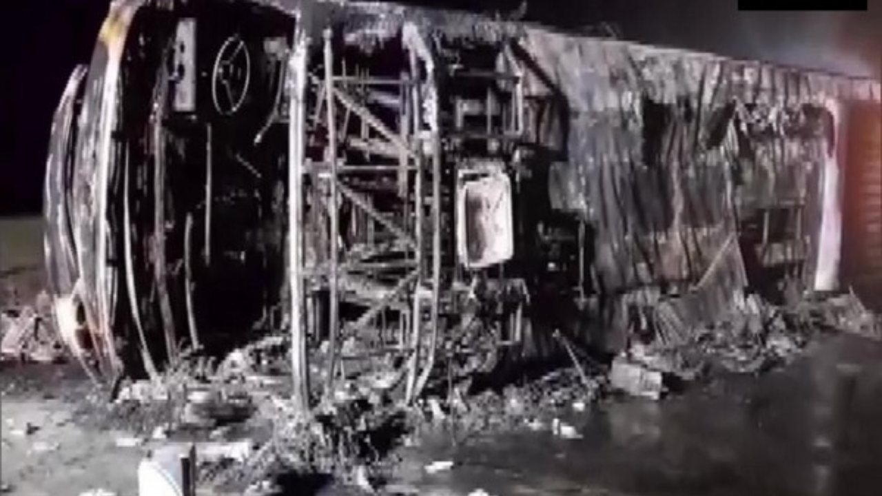 'People Were Burning, No One Stopped The Car,' Says Bus Fire Accident ...