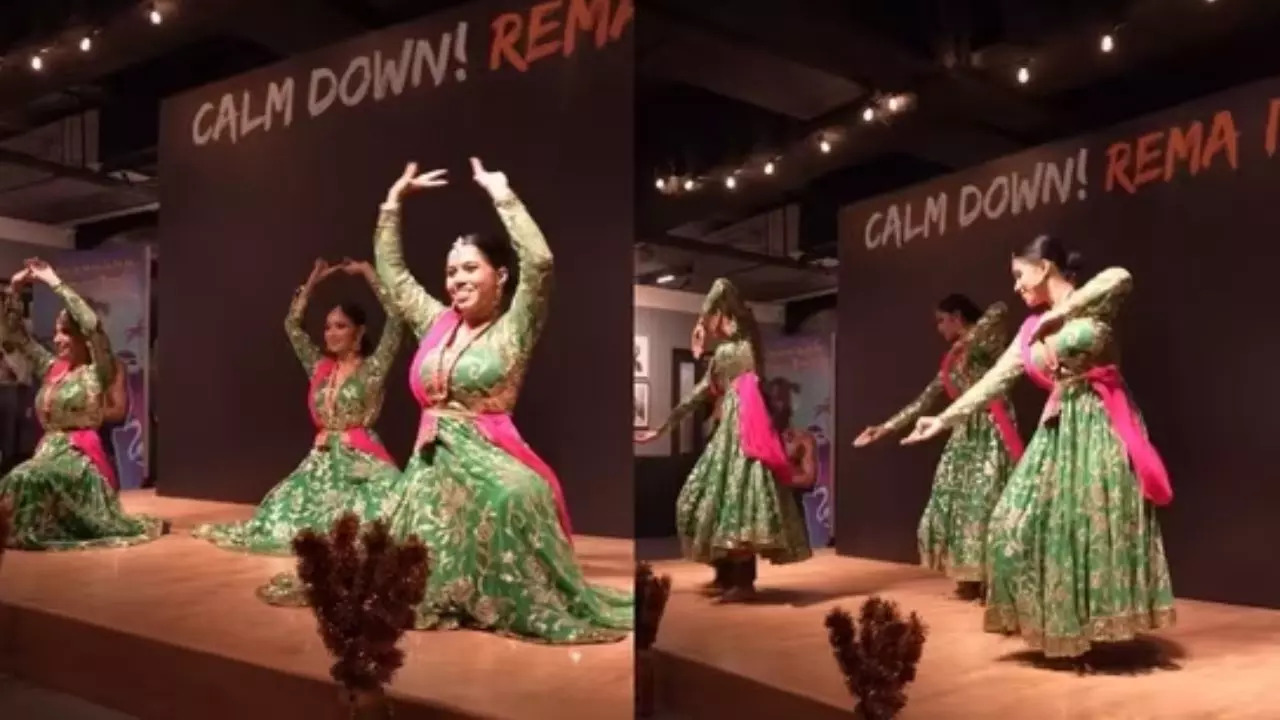 Viral Video: Desi Women Perform Classical Dance To Calm Down In Front ...