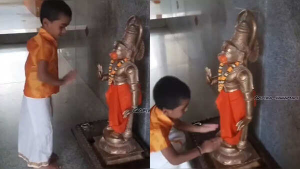 Watch | My Friend Hanuman! Young Boy's Endearing Puja of Lord Hanuman ...
