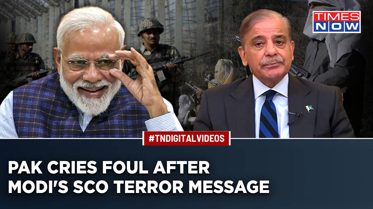 Pakistan PM Shehbaz Sharif Cries Foul After Modi's Warning On Terrorism At SCO Summit | India ...