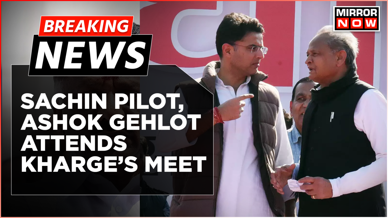 Mallikarjun Kharge Chairs Key Meeting, Sachin Pilot, Ashok Gehlot Also Attend Meet | Rajasthan ...