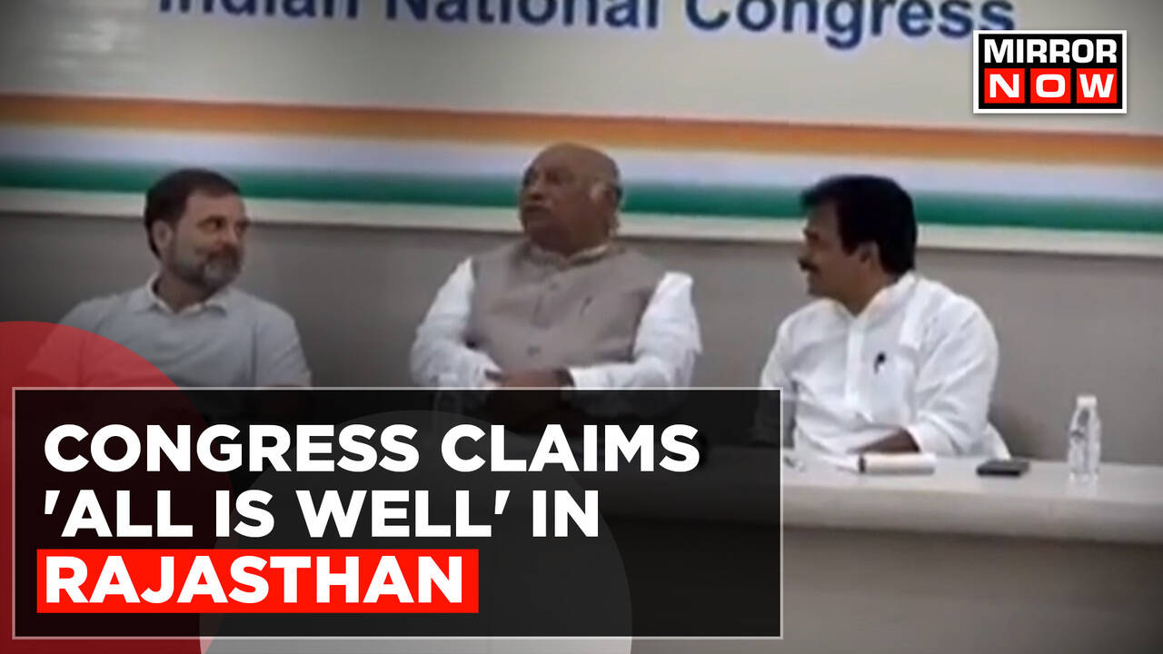 Rajasthan Political Crisis | Congress Claims 'All Is Well' | Mallikarjun Kharge Meets Pilot ...