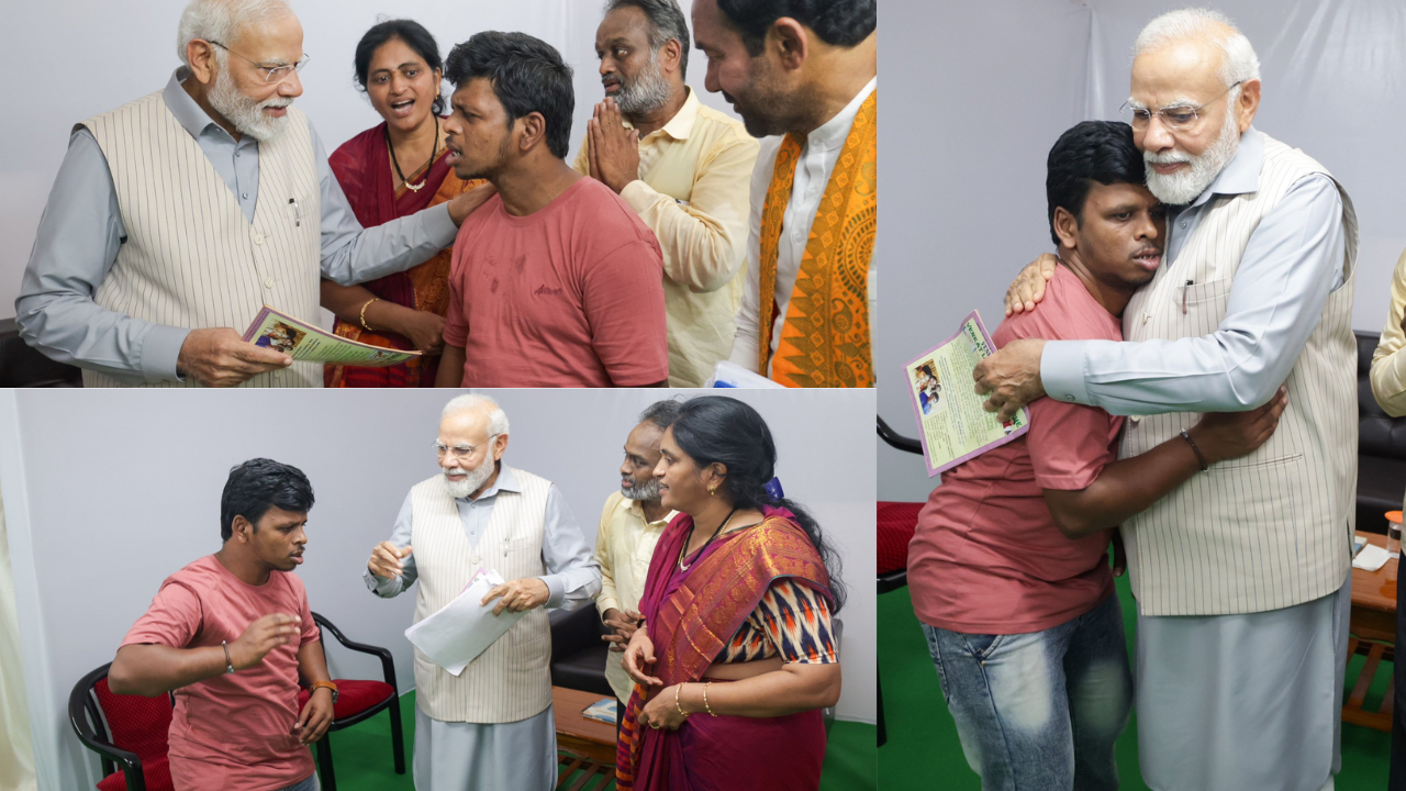 'Phenomenal Powerhouse Of Talent': PM Modi Meets Autistic Singer In ...