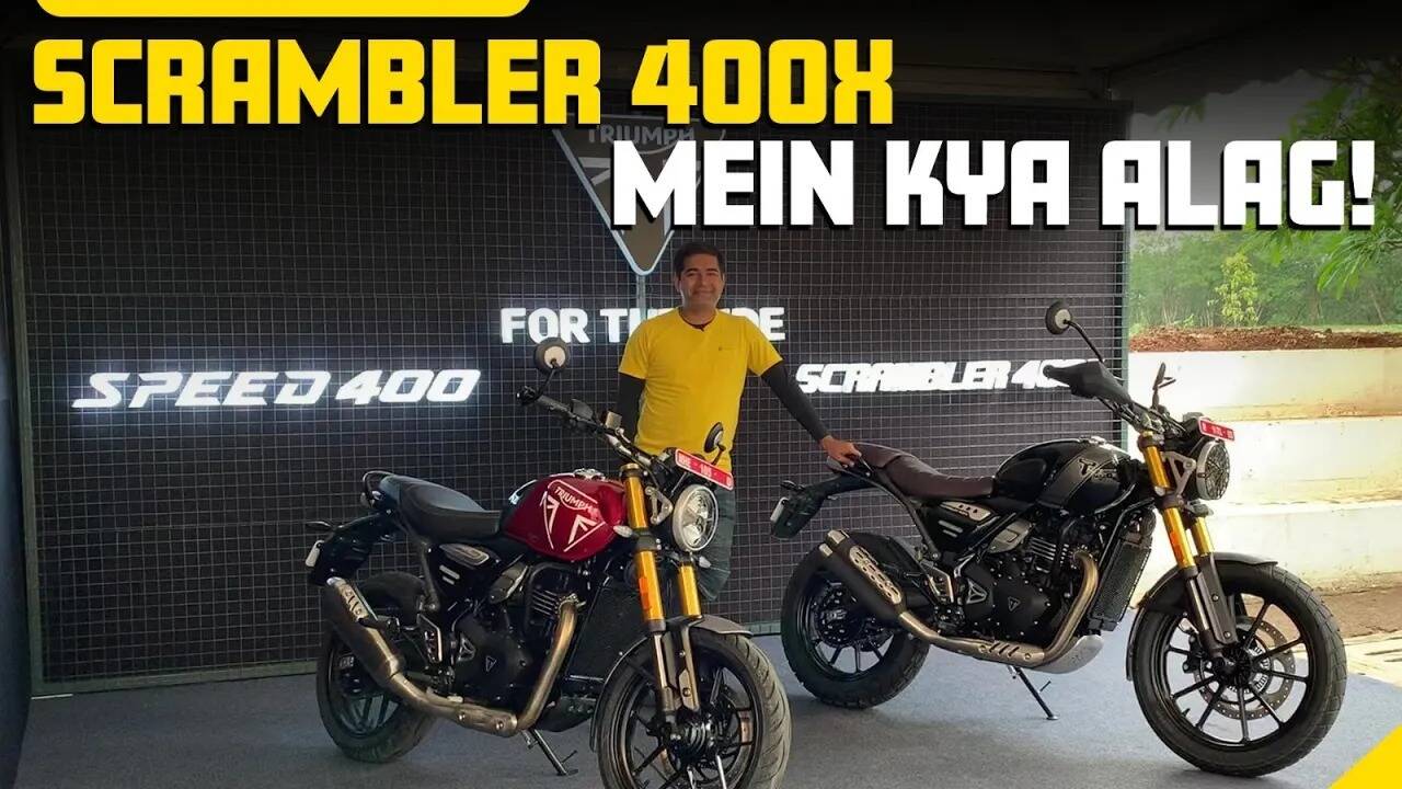 Triumph Scrambler 400X & Speed 400 - Top DIFFERENCES Explained ...