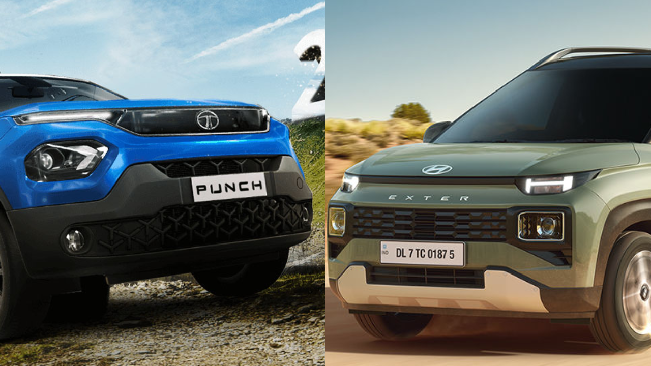 Hyundai Exter vs Tata Punch: Price, Features and Engine Spec Comparison ...